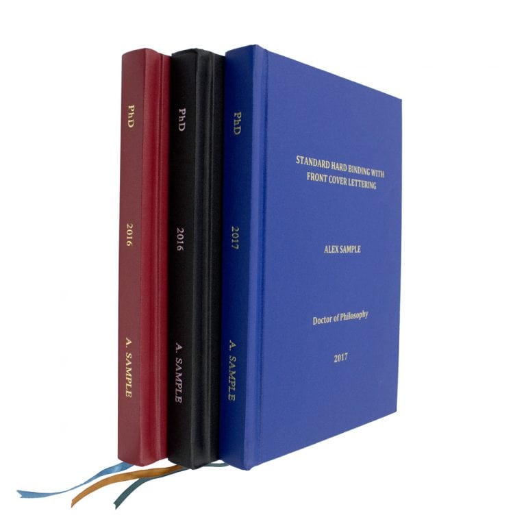 Thesis Printing and Binding - The Document Centre
